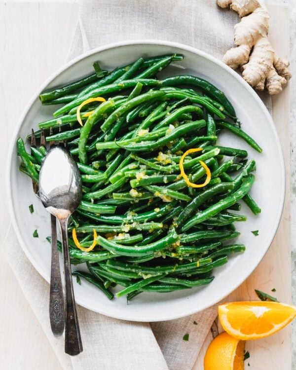 Orange Ginger Green Beans - Healthy Seasonal Recipes