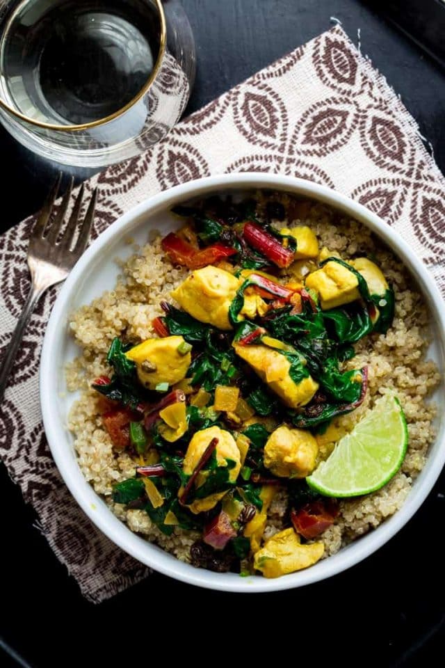 Chicken and Swiss Chard Curry - Healthy Seasonal Recipes