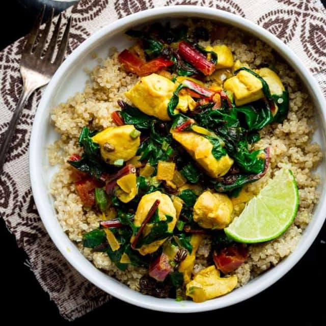 Chicken and Swiss Chard Curry - Healthy Seasonal Recipes
