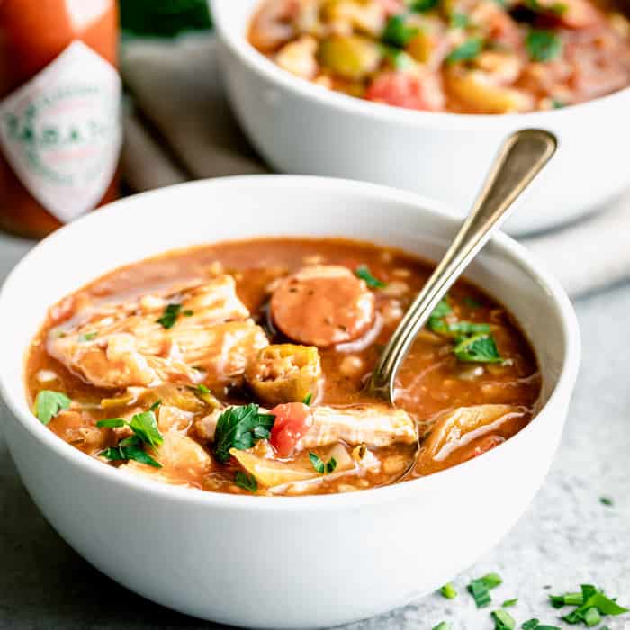 Slow Cooker Chicken And Sausage Gumbo Recipe Slow Cooker Gumbo