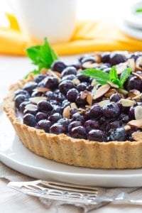Blueberry Almond Tart - Healthy Seasonal Recipes
