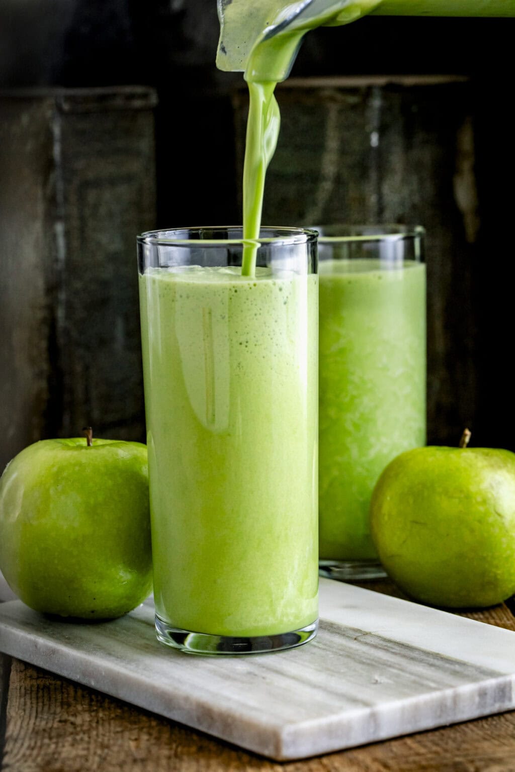 5 Minute Green Apple Smoothie - Healthy Seasonal Recipes