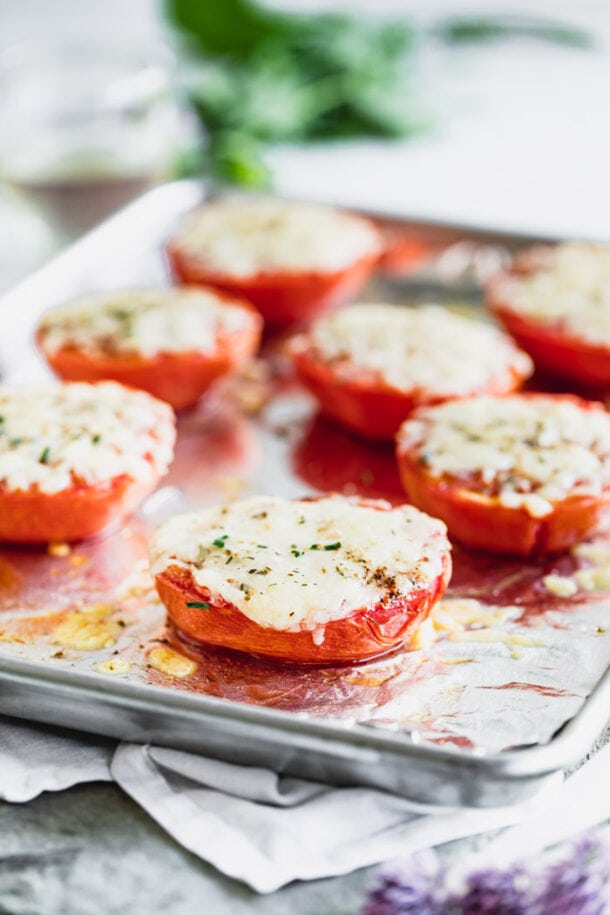 Baked Tomatoes with Cheese - Healthy Seasonal Recipes