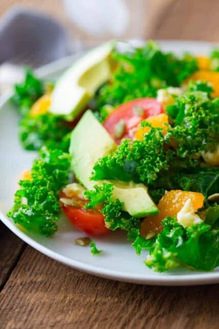 Citrus Kale Salad - Healthy Seasonal Recipes