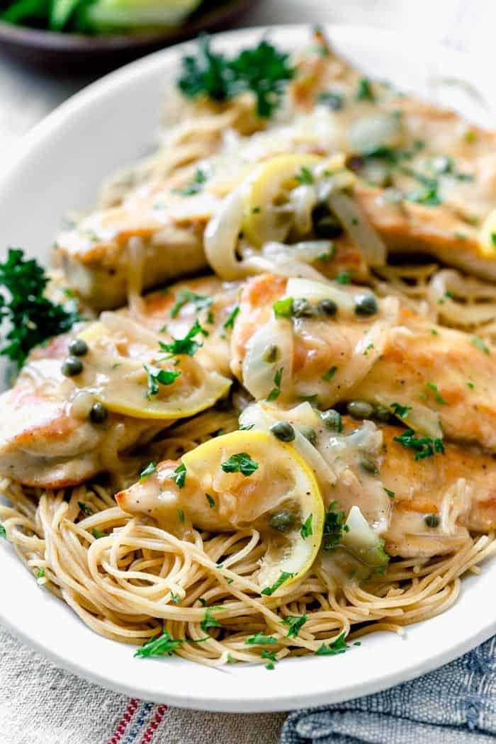 piccata de pollo saludable | Arquidia Mantina