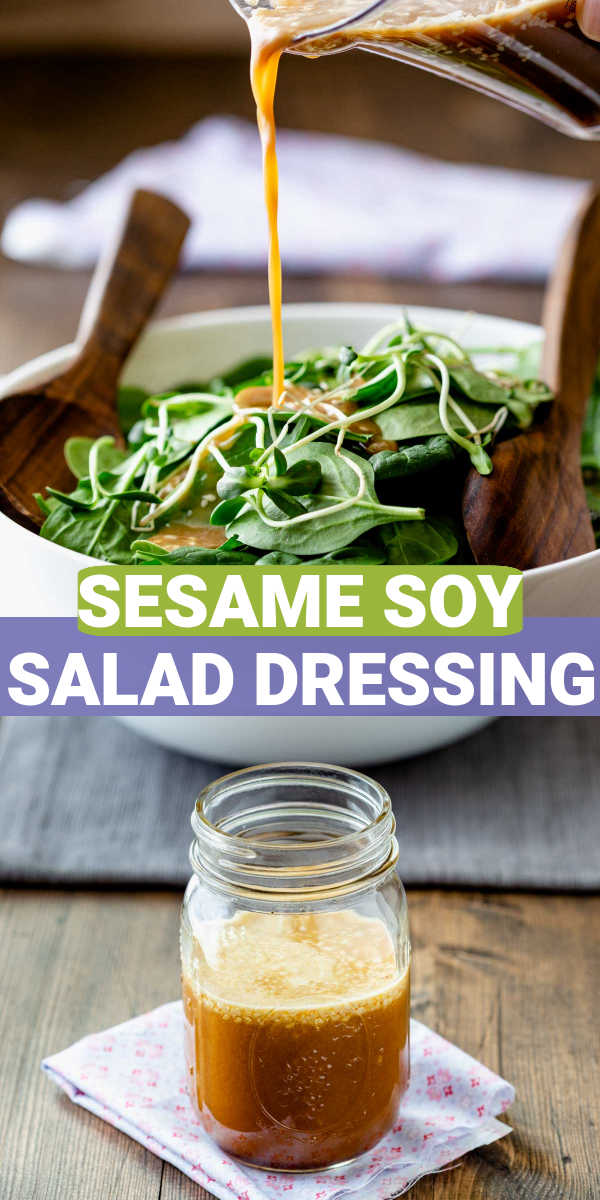 Sesame Soy Salad Dressing Recipe- Healthy Seasonal Recipes