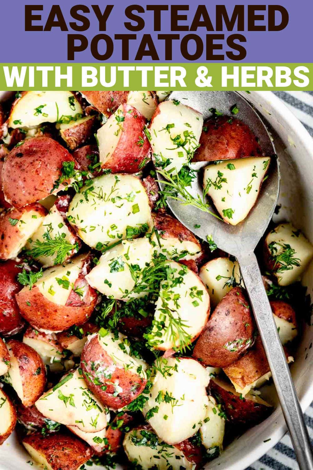 Steamed Red Potatoes with Herbs - Healthy Seasonal Recipes