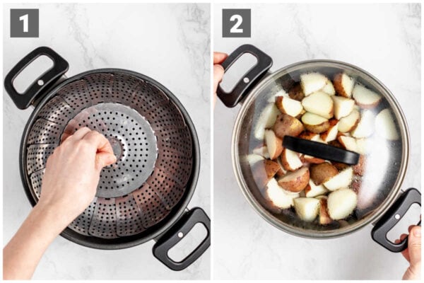 Steamed Red Potatoes with Herbs - Healthy Seasonal Recipes