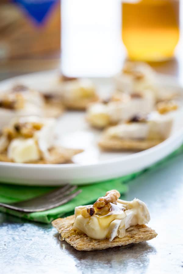 Brie Honey and Walnut Bites - Healthy Seasonal Recipes