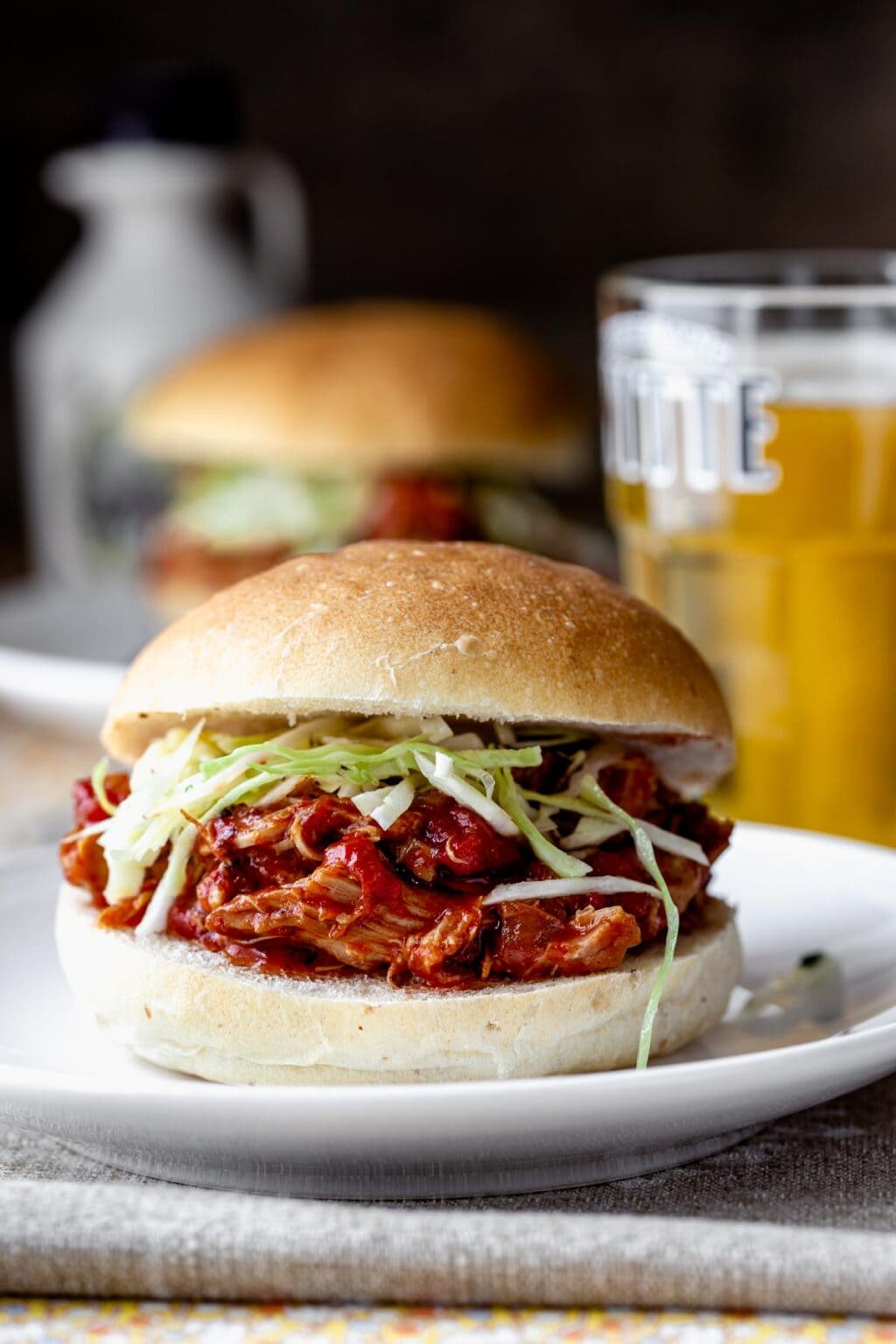 Slow Cooker Barbecue Pulled Chicken - Healthy Seasonal Recipes