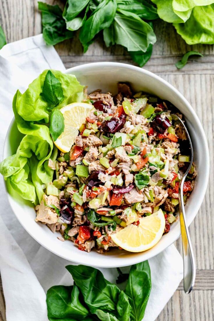 Mediterranean Tuna Salad - Healthy Seasonal Recipes