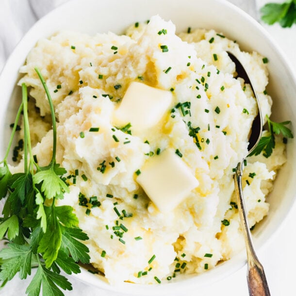 Simple Buttermilk Mashed Potatoes - Healthy Seasonal Recipes
