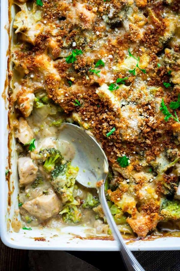 Healthy Chicken Divan - Classic Chicken & Broccoli Casserole - Healthy ...