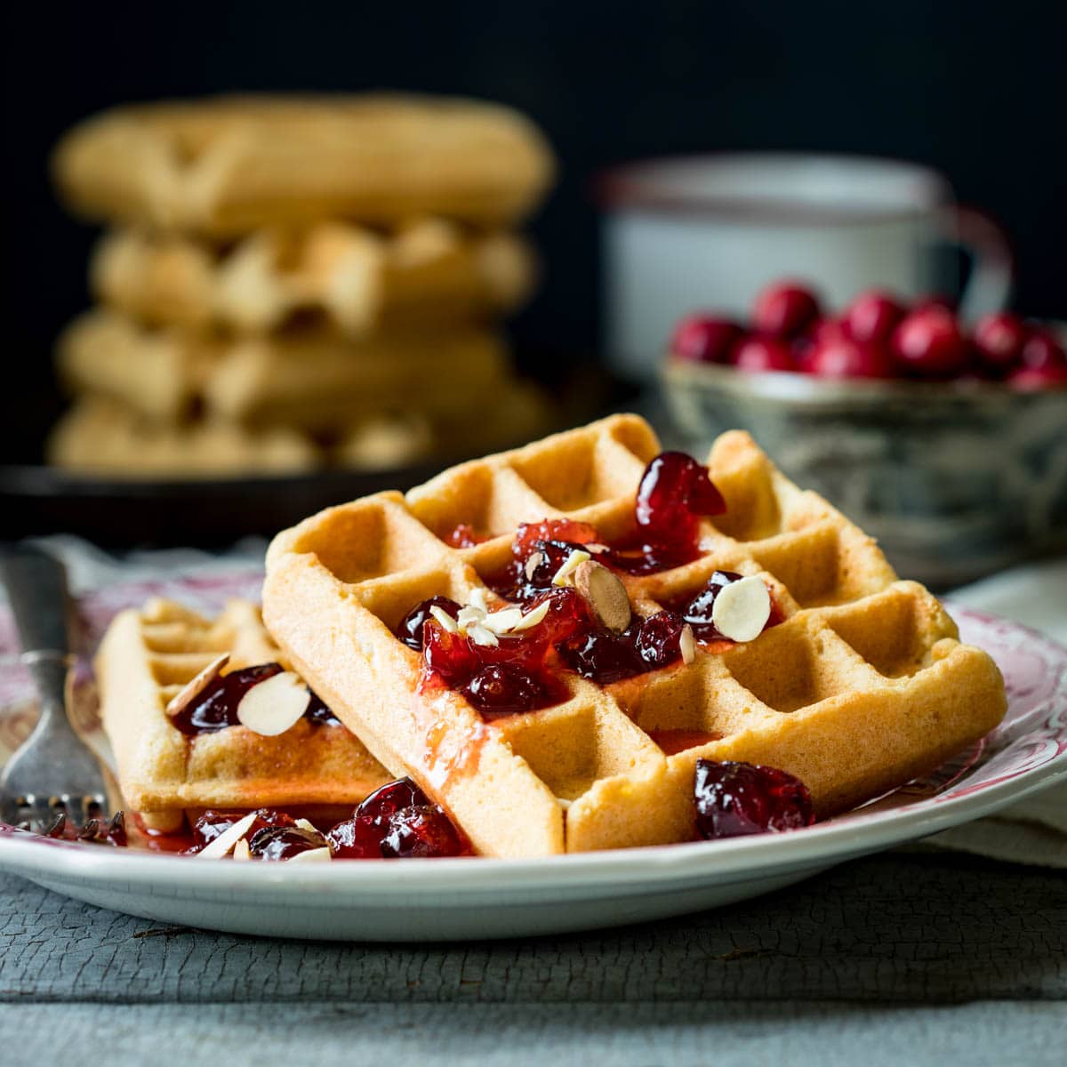 Waffles With Syrup