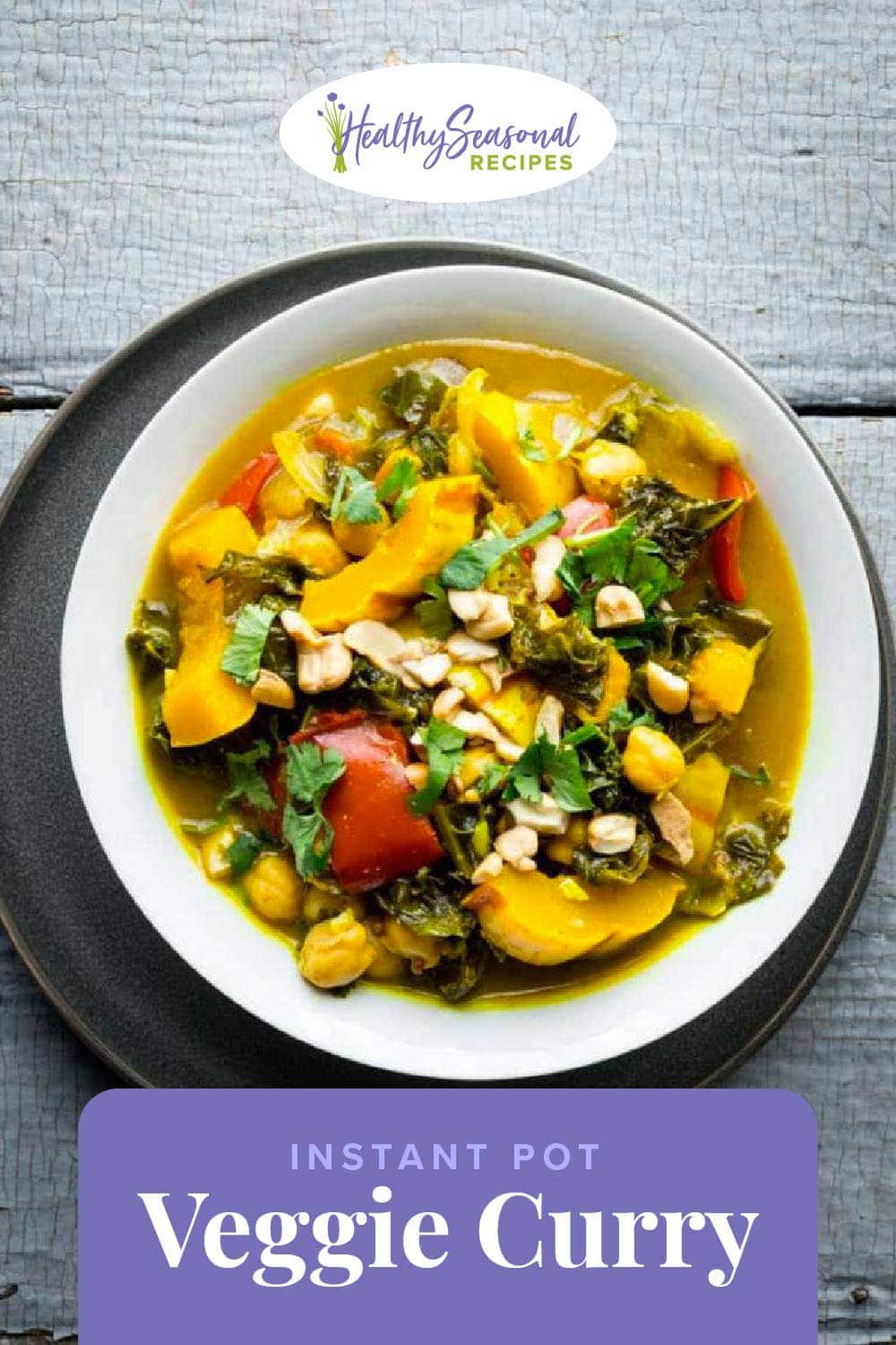 Instant Pot Veggie Curry - Healthy Seasonal Recipes