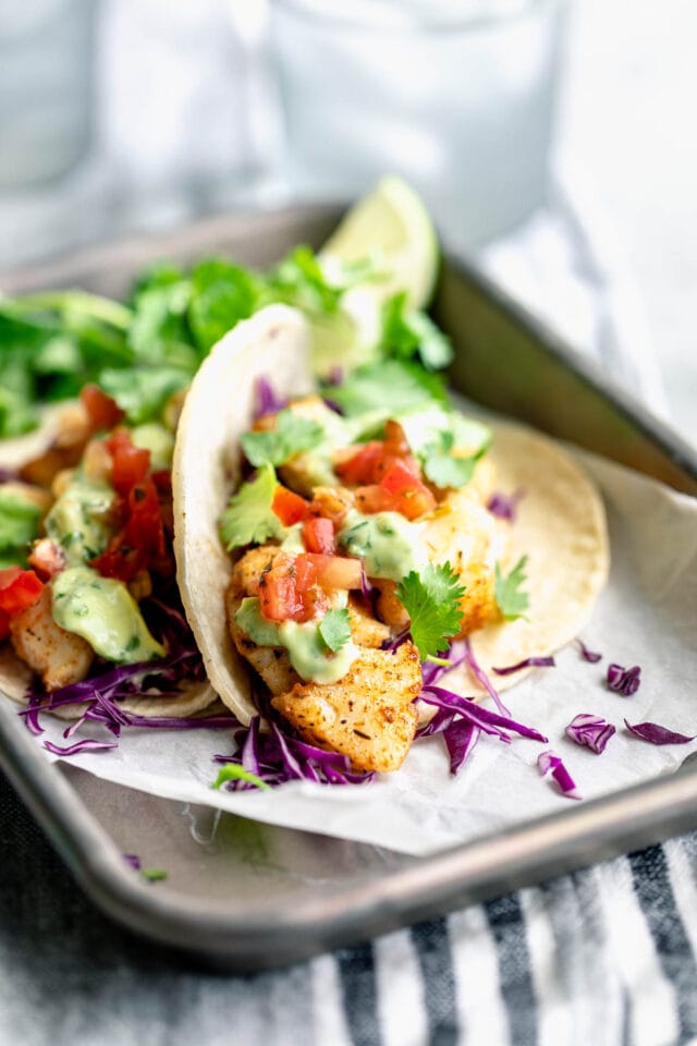 Cod Tacos Recipe - Healthy Seasonal Recipes