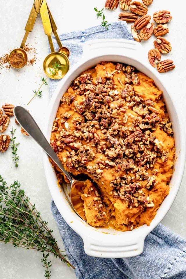 Healthy Sweet Potato Casserole (Easy with Make Ahead Tips) - Healthy ...
