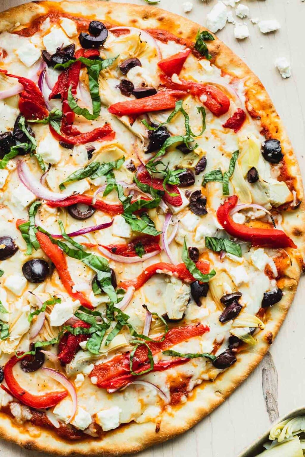 Homemade Greek Pizza in 20 Minutes - Healthy Seasonal Recipes