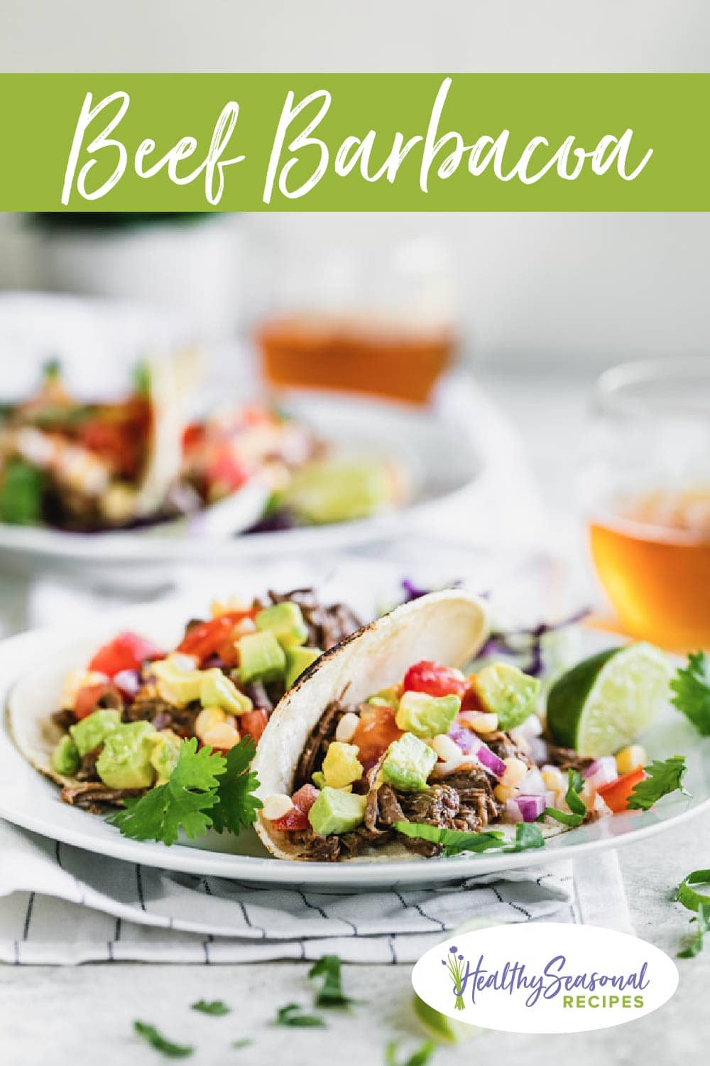 Beef Barbacoa Tacos - Slow Cooker Recipe - Healthy Seasonal Recipes