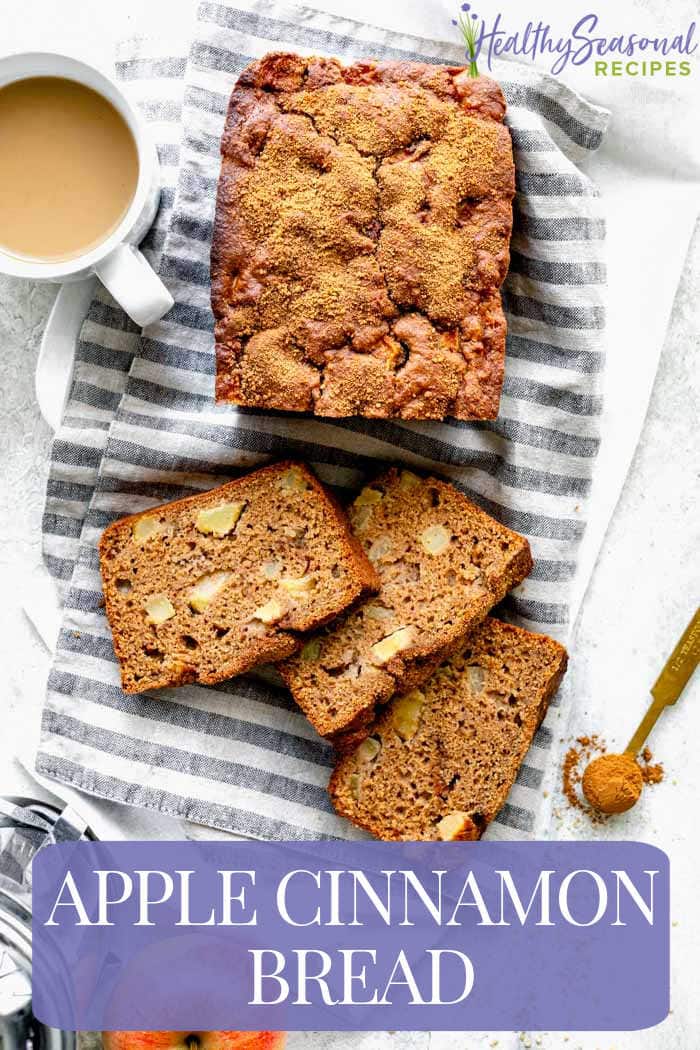 Healthy Apple Bread- So Moist!