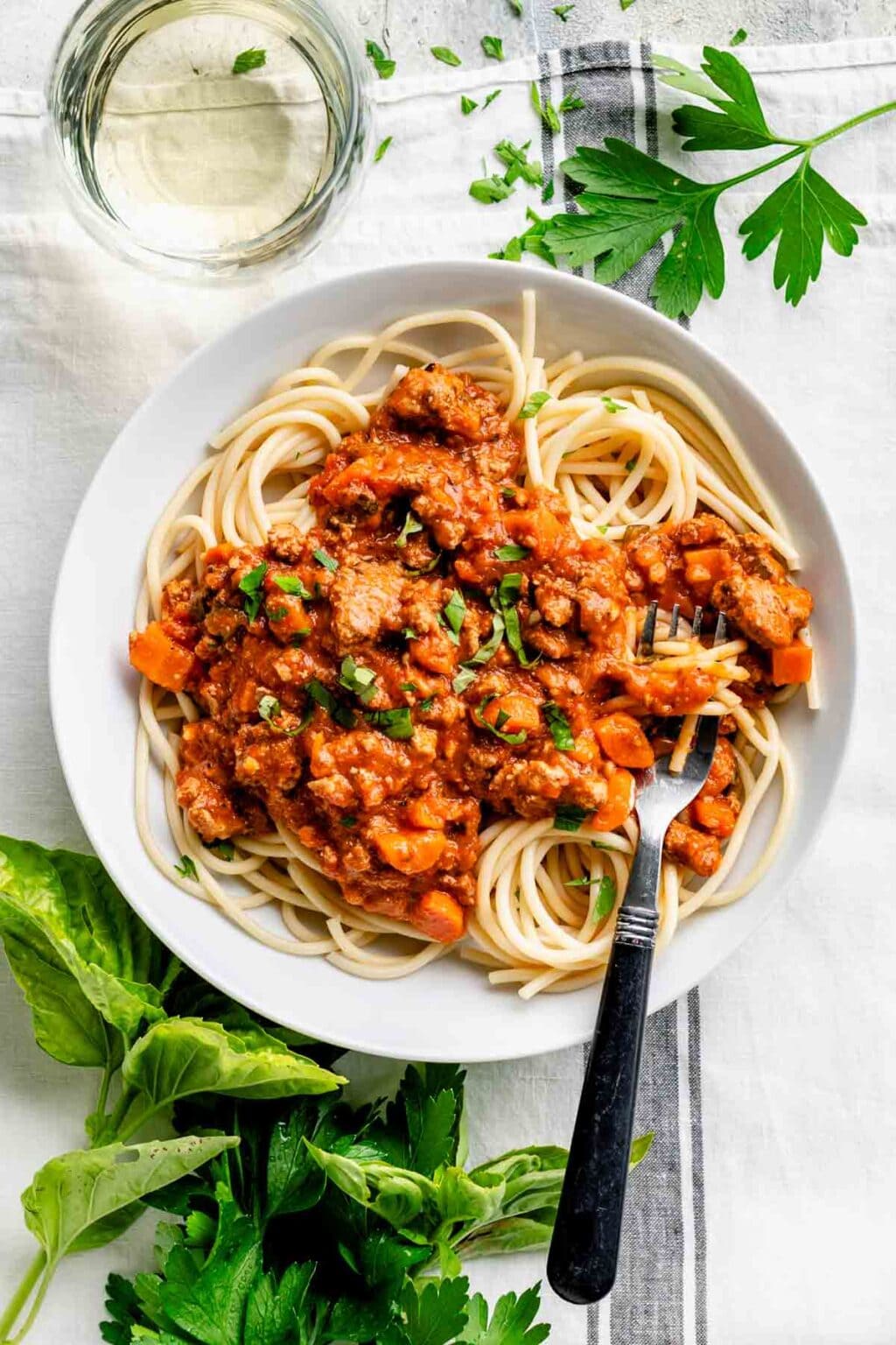 Slow Cooker Turkey Bolognese - Healthy Seasonal Recipes