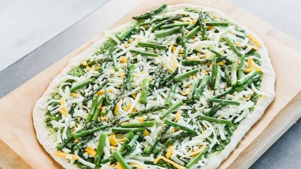 Asparagus Pizza - Healthy Seasonal Recipes