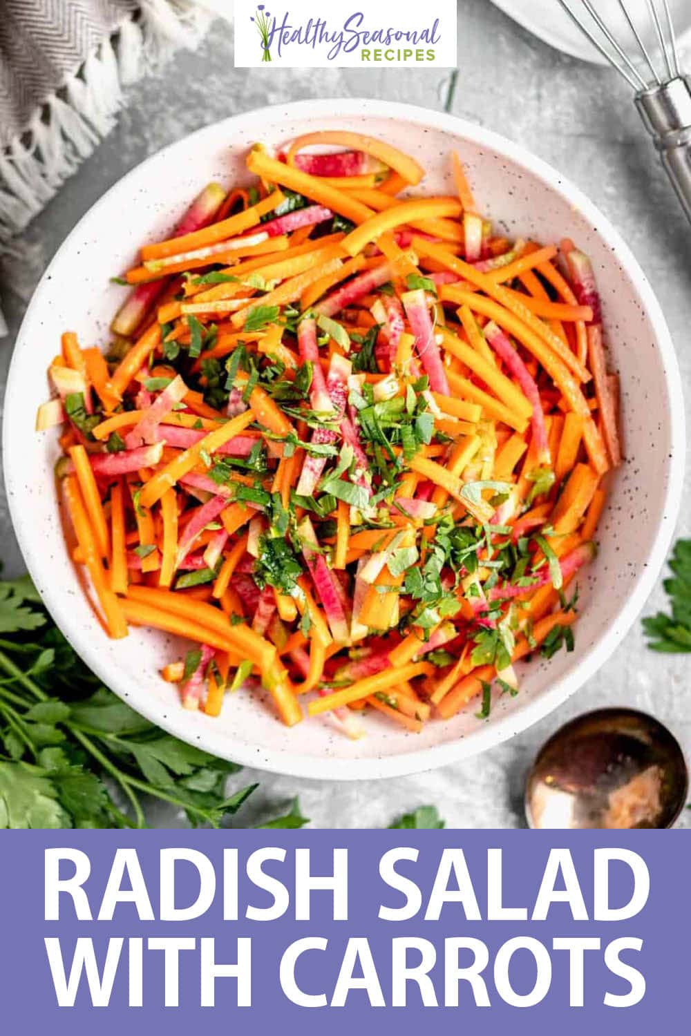 Radish Salad With Carrots - Healthy Seasonal Recipes