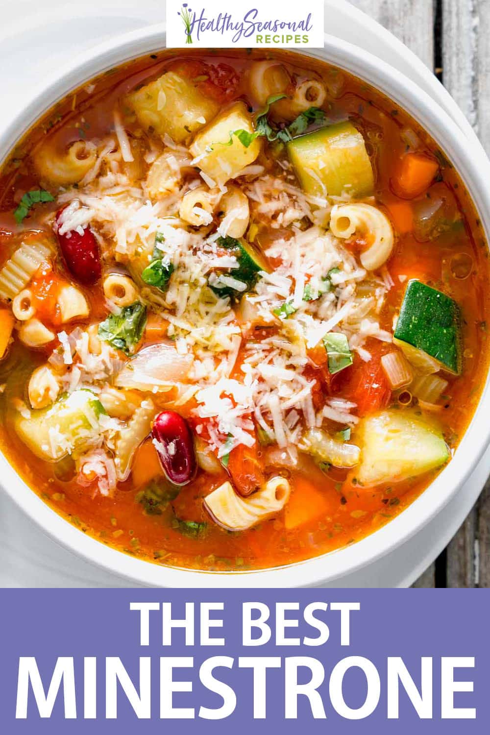 Homemade Minestrone Soup Recipe - Healthy Seasonal Recipes