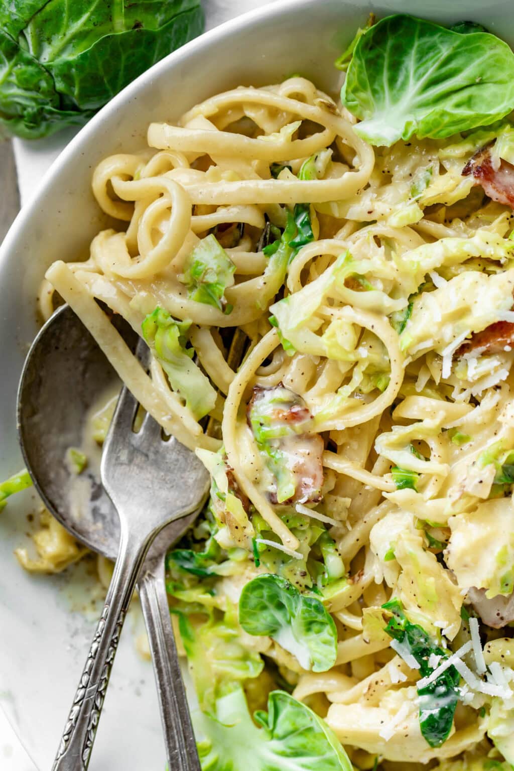 Brussels Sprouts Pasta - Healthy Seasonal Recipes