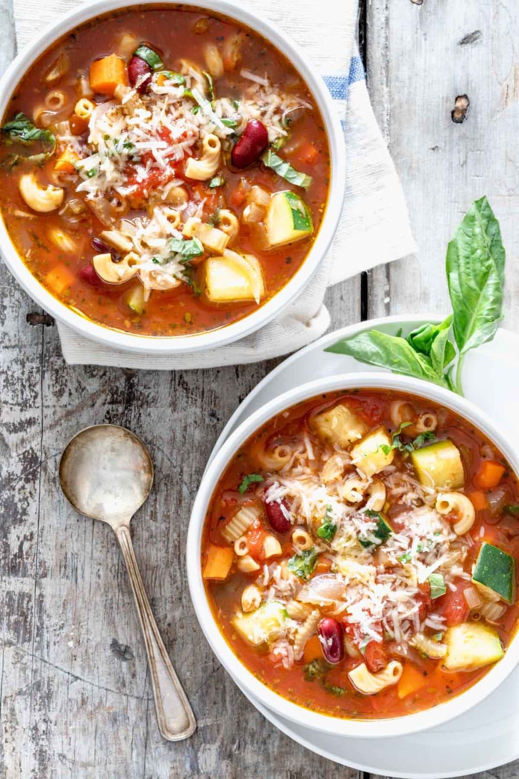 Homemade Minestrone Soup Recipe - Healthy Seasonal Recipes