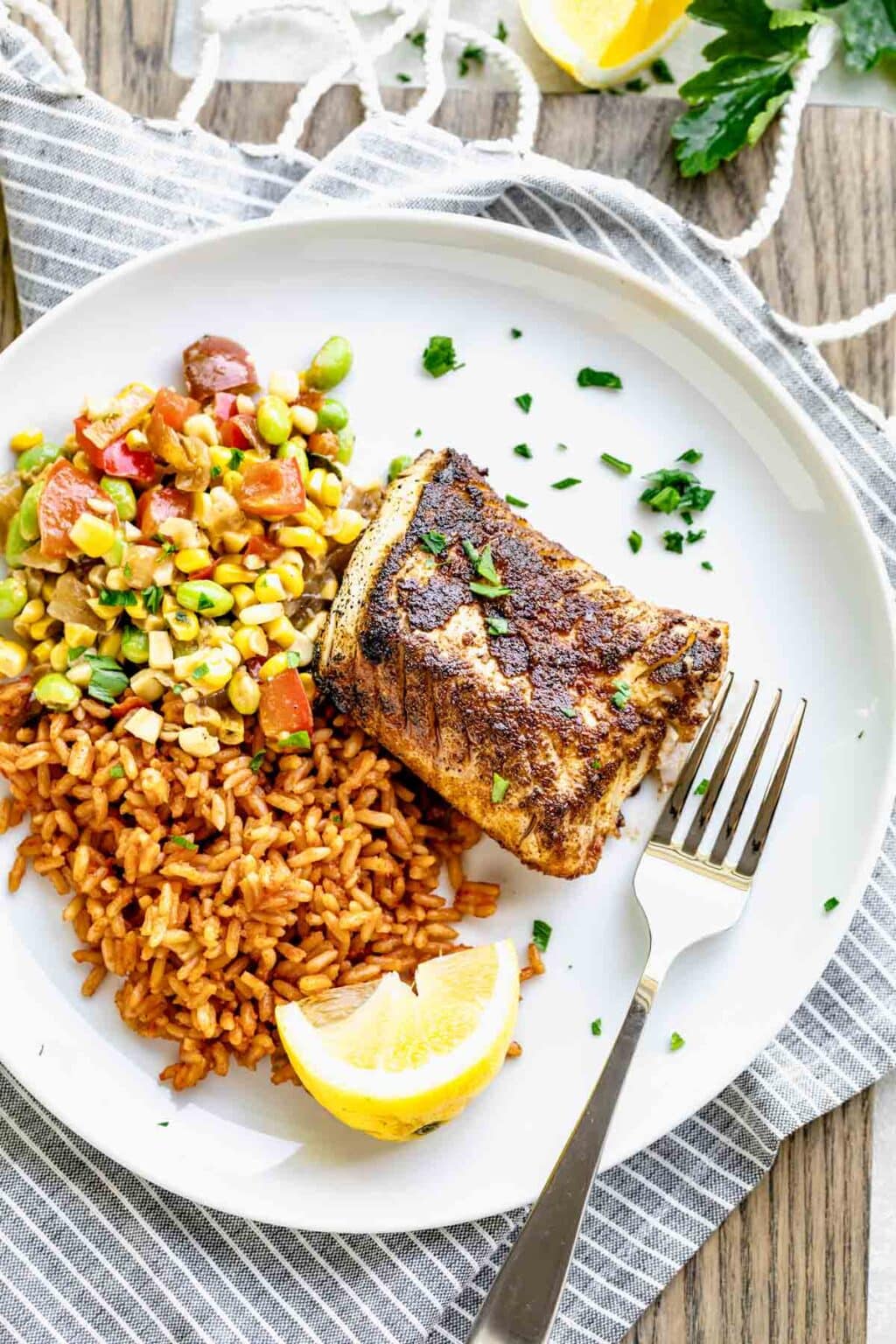Blackened Cod (15 Minute Recipe) - Healthy Seasonal Recipes