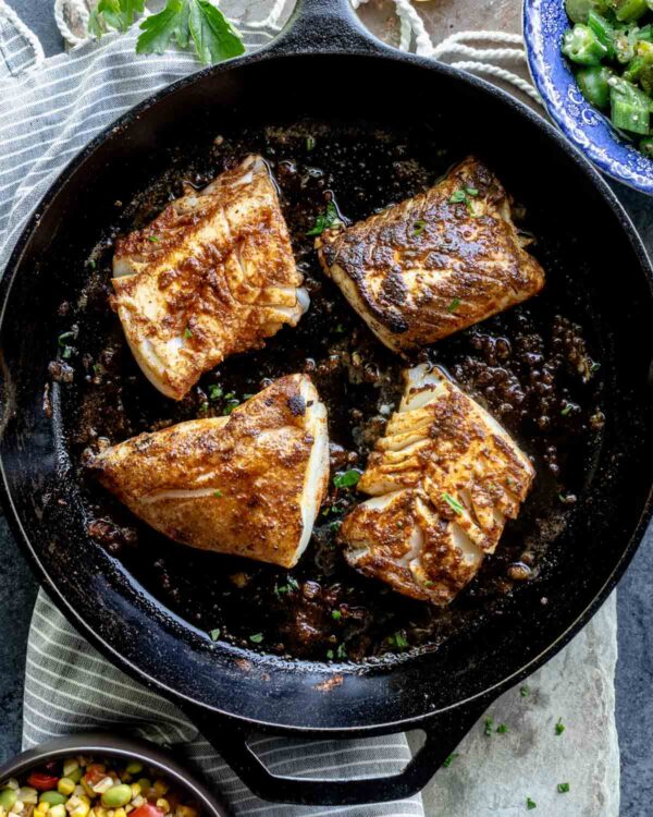 Blackened Cod (15 Minute Recipe) - Healthy Seasonal Recipes