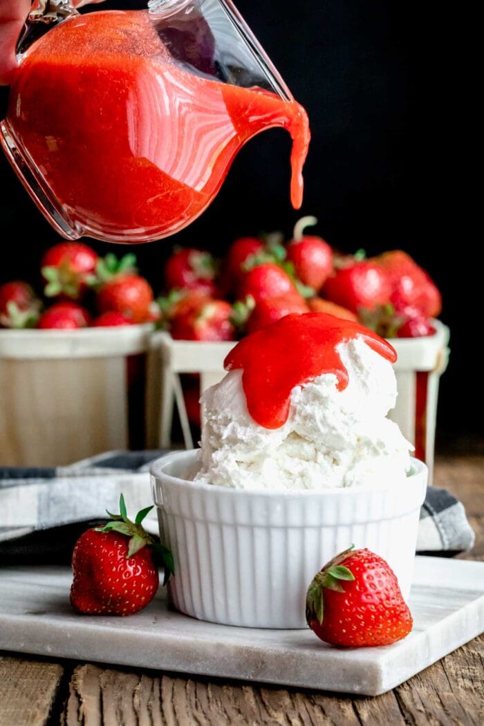 Simple Strawberry Coulis - Healthy Seasonal Recipes