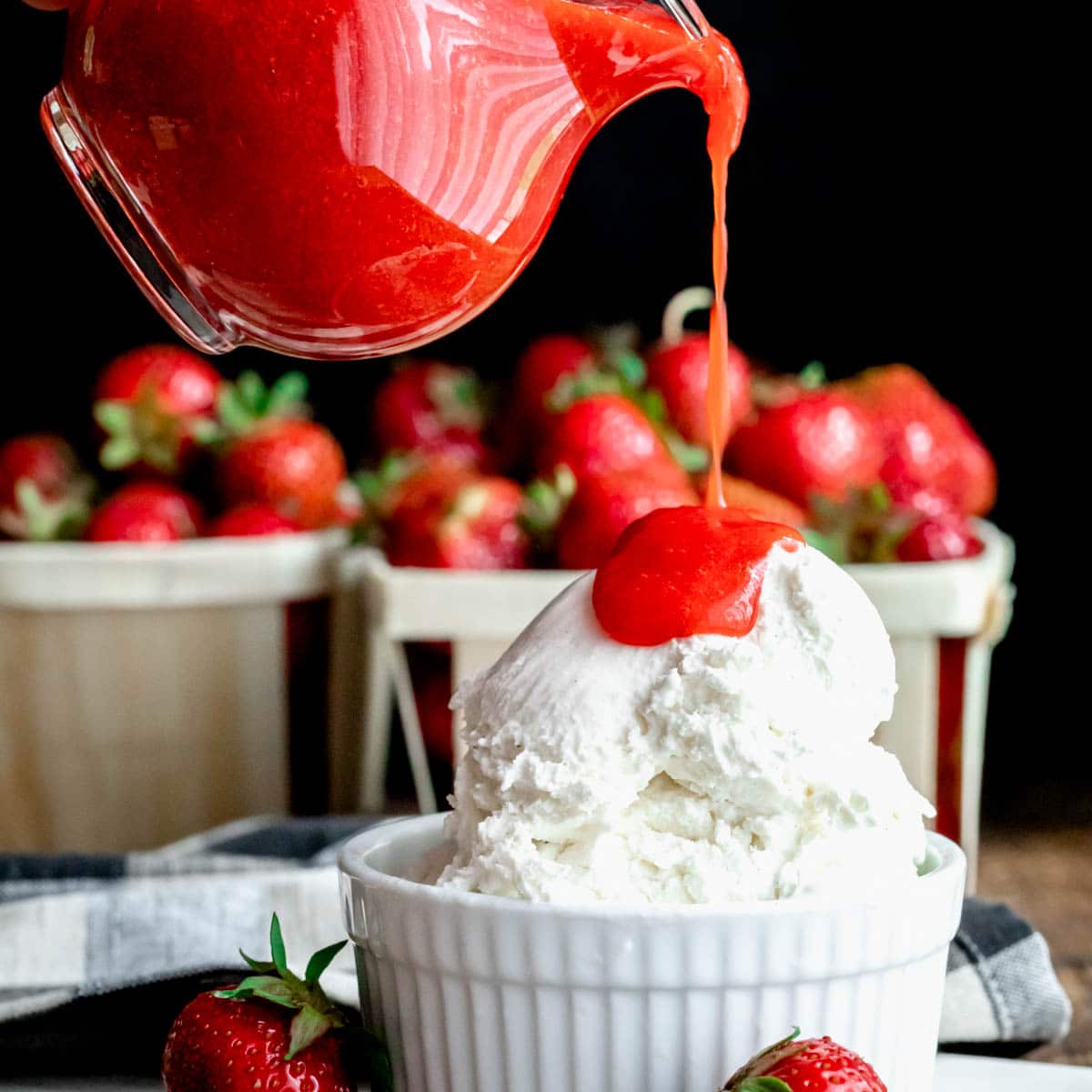 Simple Strawberry Coulis - Healthy Seasonal Recipes