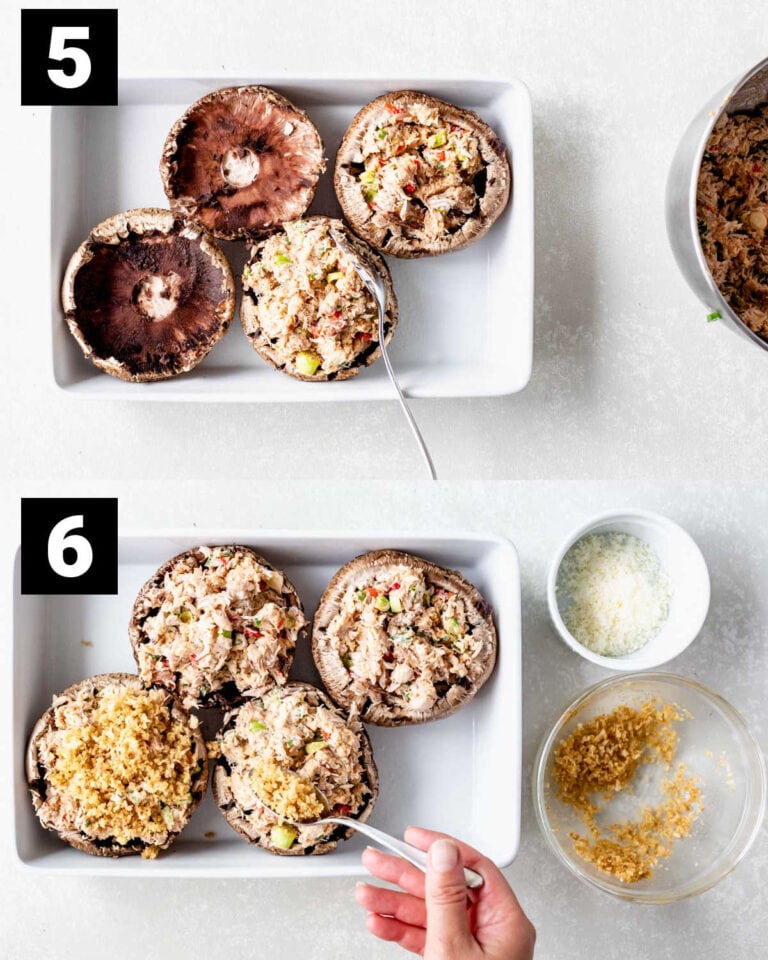 Crab Stuffed Portobello Mushrooms - Healthy Seasonal Recipes