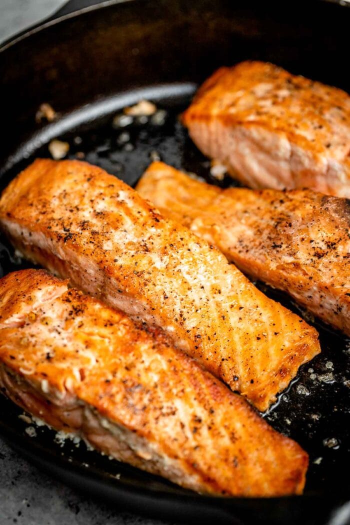 Crispy Pan Seared Salmon – Act One Art