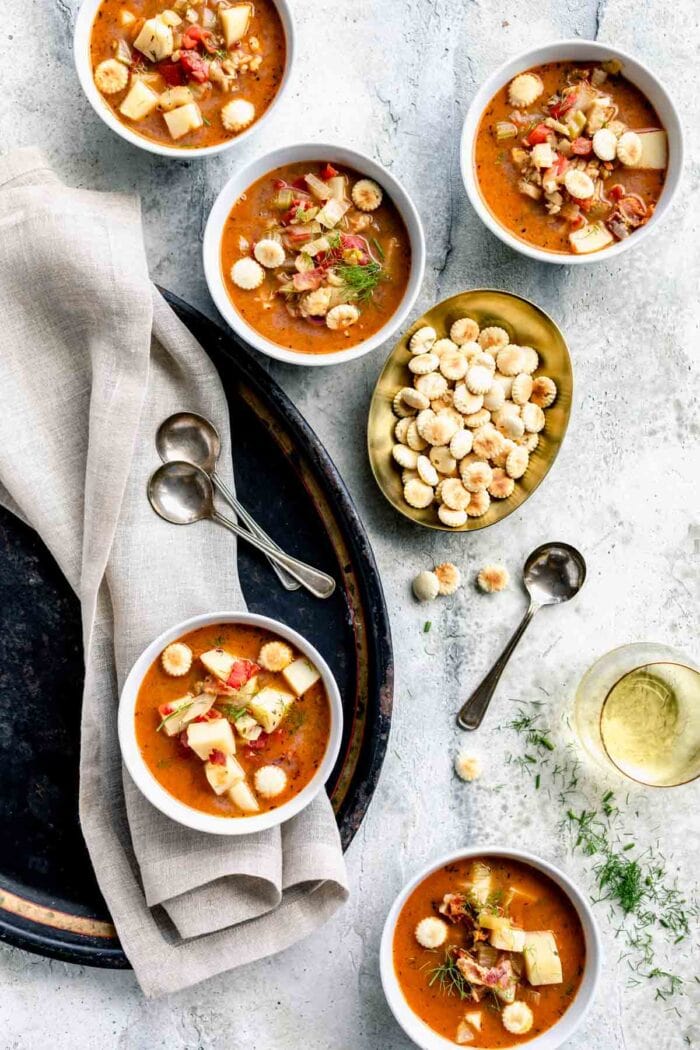 Manhattan Clam Chowder (Red Clam Chowder) - Healthy Seasonal Recipes