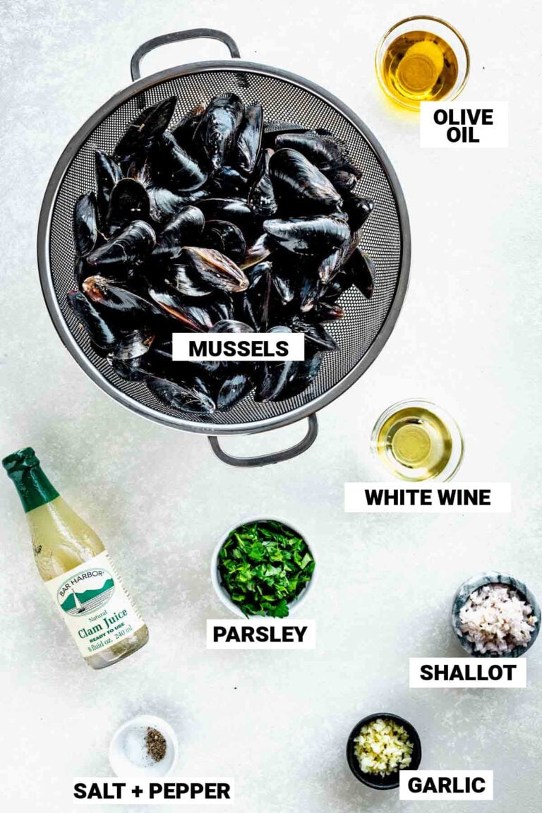 Simple Steamed Mussels with Garlic - Healthy Seasonal Recipes