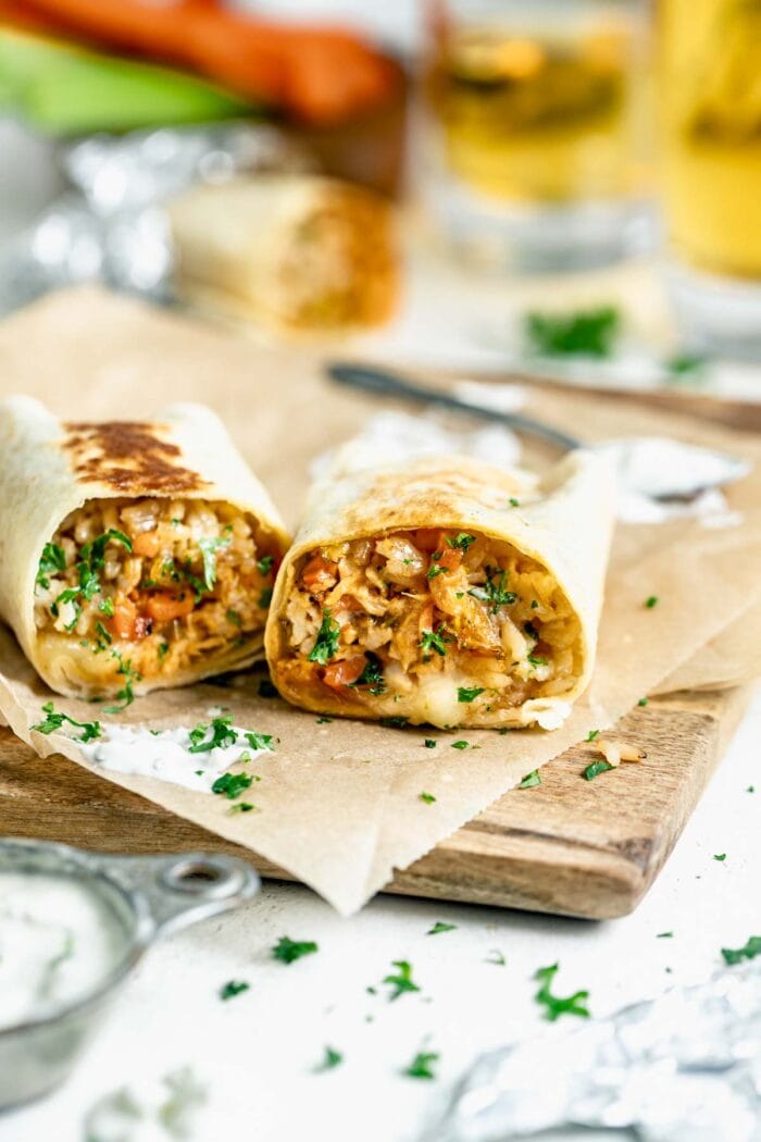 Buffalo Chicken Burritos – All American Holiday