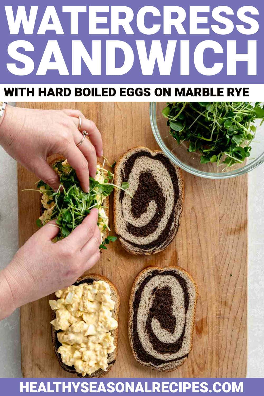 Watercress Sandwich - Healthy Seasonal Recipes