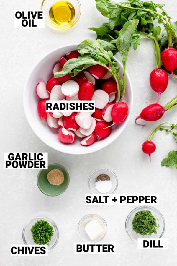 Easy Delicious Roasted Radishes with Butter and Herbs