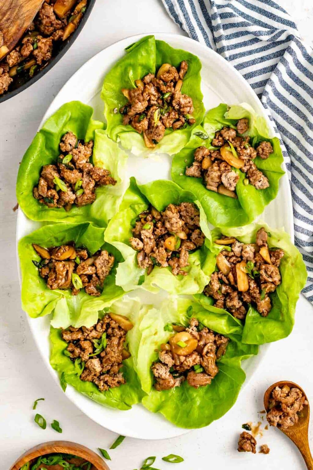 5-Ingredient Ground Turkey Lettuce Wraps - Healthy Seasonal Recipes