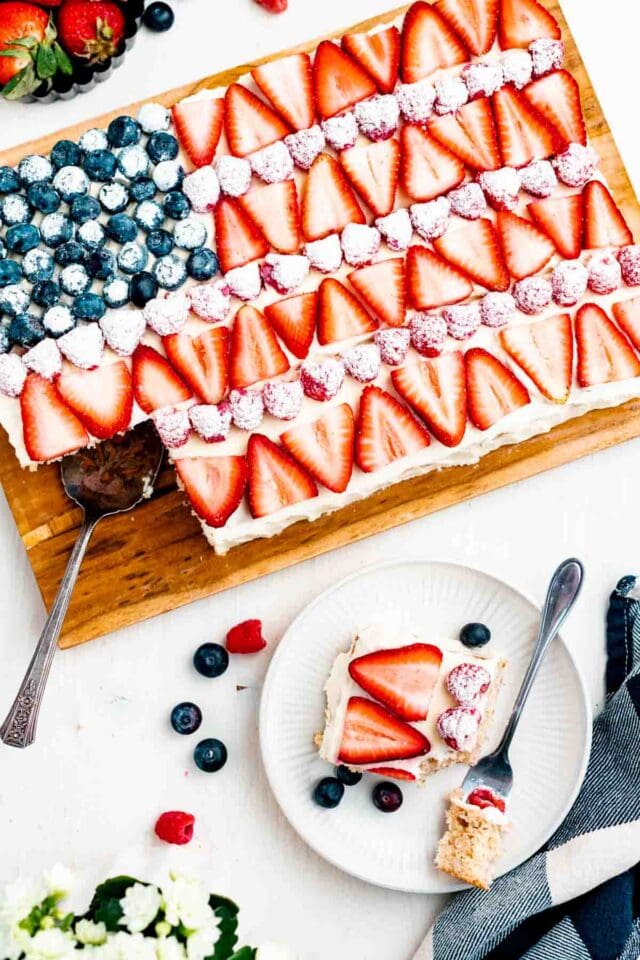 American Flag Cake Recipe - Healthy Seasonal Recipes