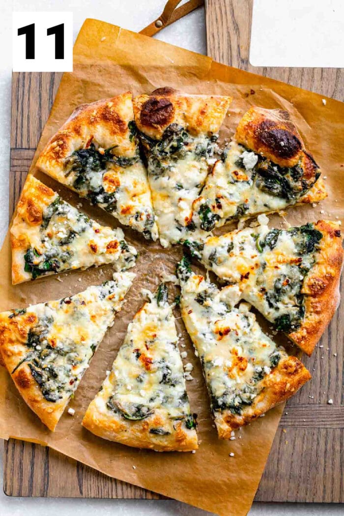 Spinach Pizza - Healthy Seasonal Recipes
