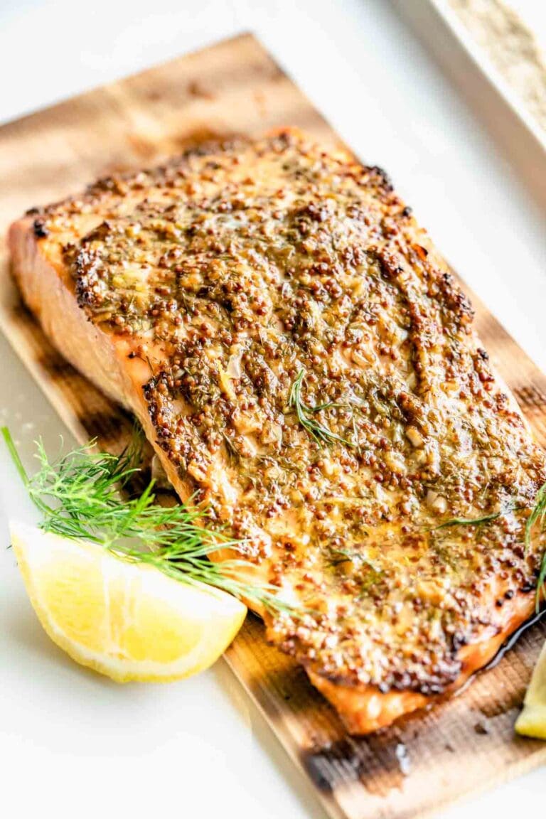Grilled Cedar Plank Salmon - Healthy Seasonal Recipes