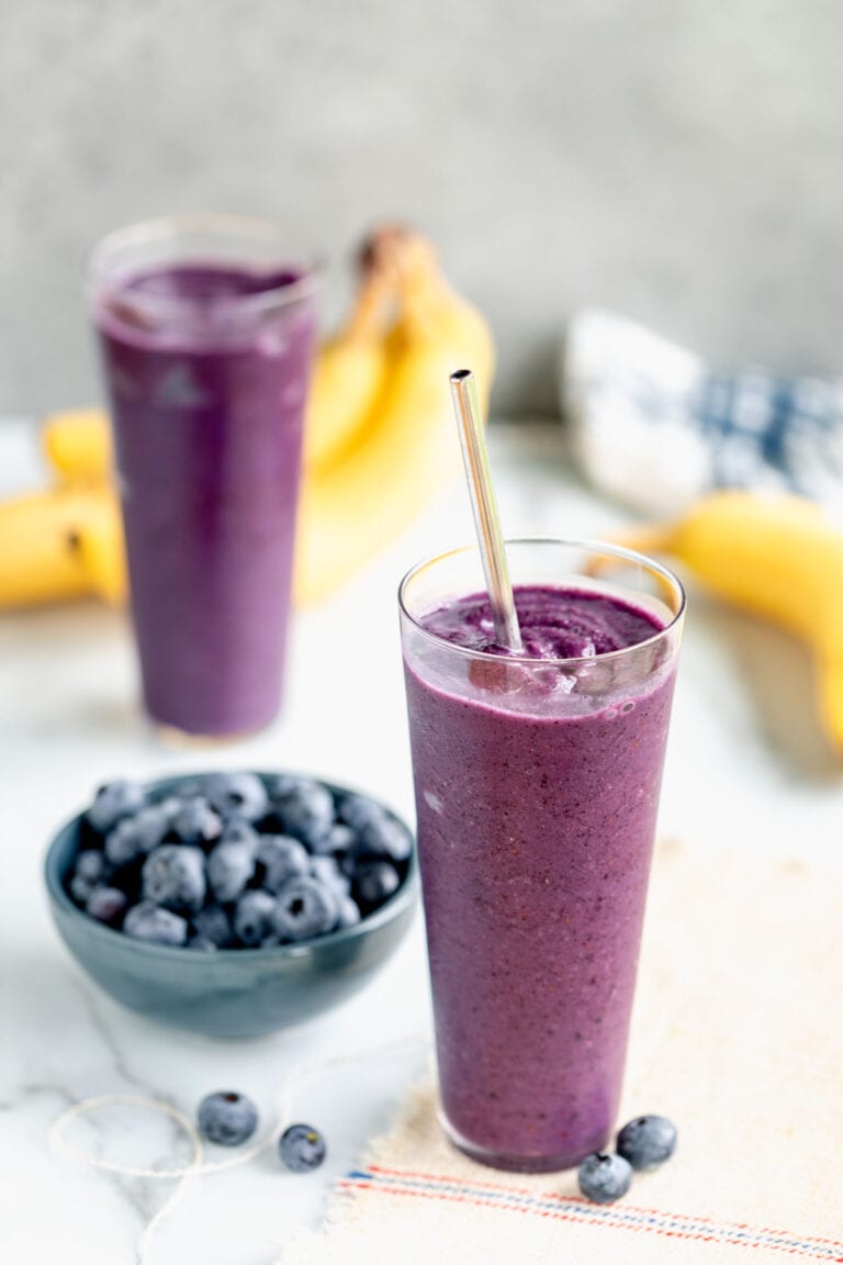 Blueberry Banana Smoothie - Healthy Seasonal Recipes