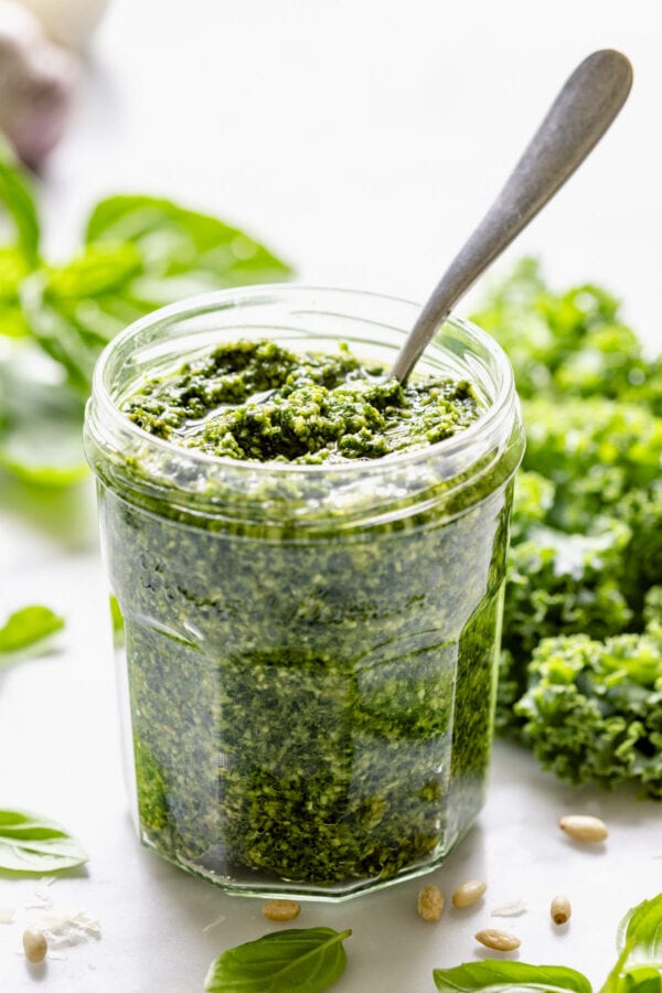 Easy Kale Pesto Recipe - Healthy Seasonal Recipes