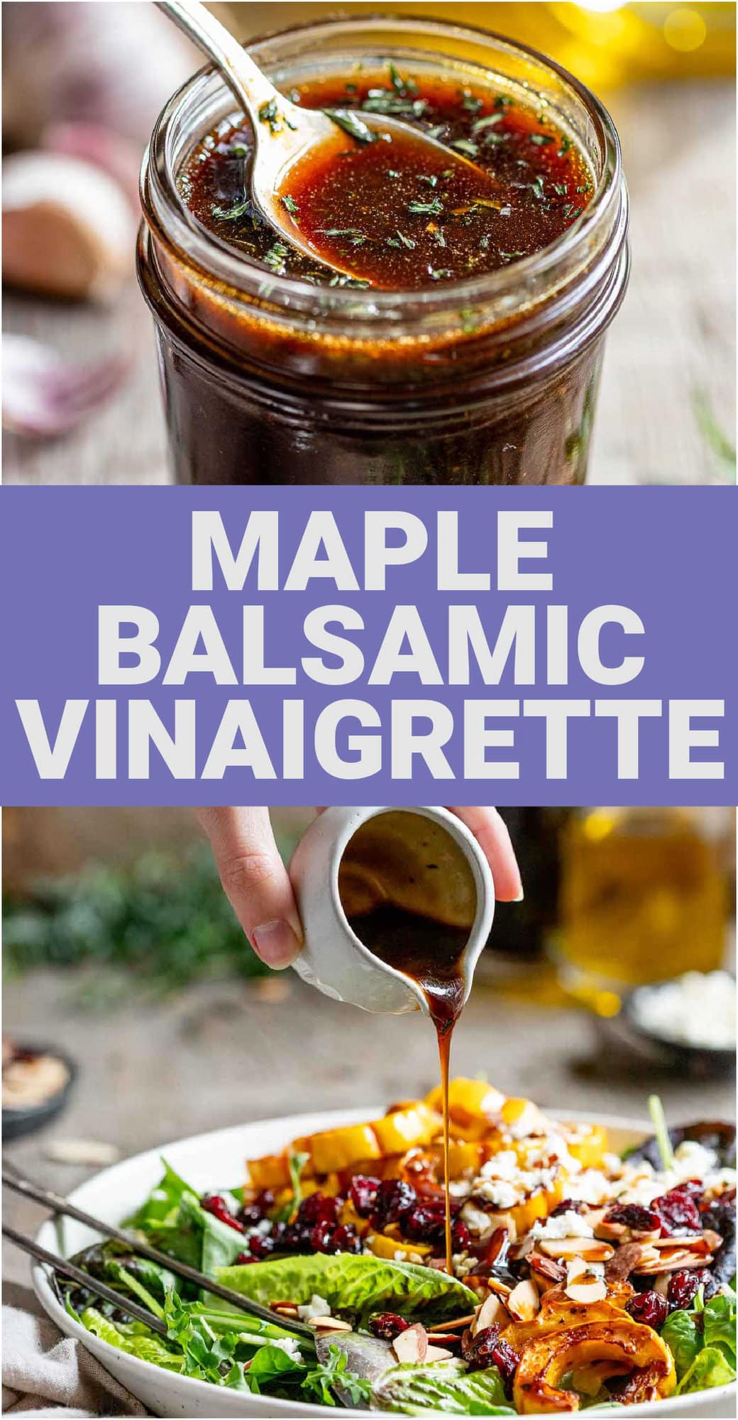 Maple Balsamic Vinaigrette - Healthy Seasonal Recipes