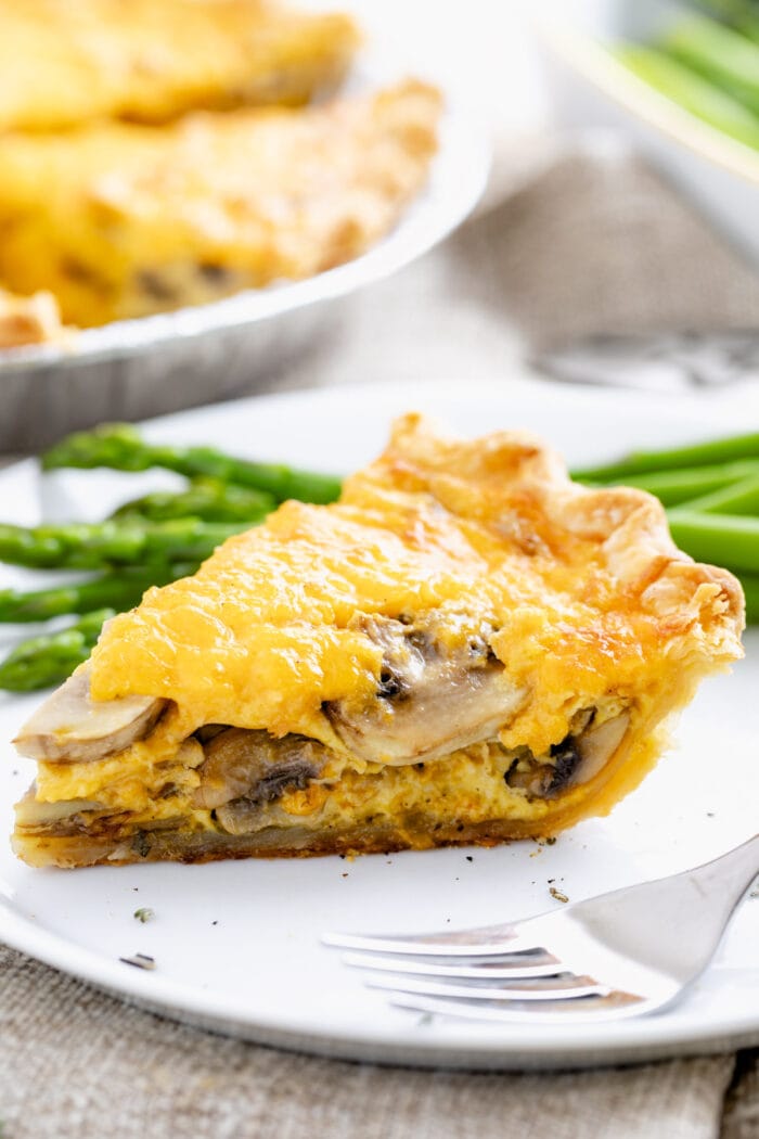 Easy Mushroom Quiche Recipe - Healthy Seasonal Recipes