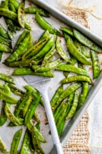 Easy Roasted Sugar Snap Peas - Healthy Seasonal Recipes